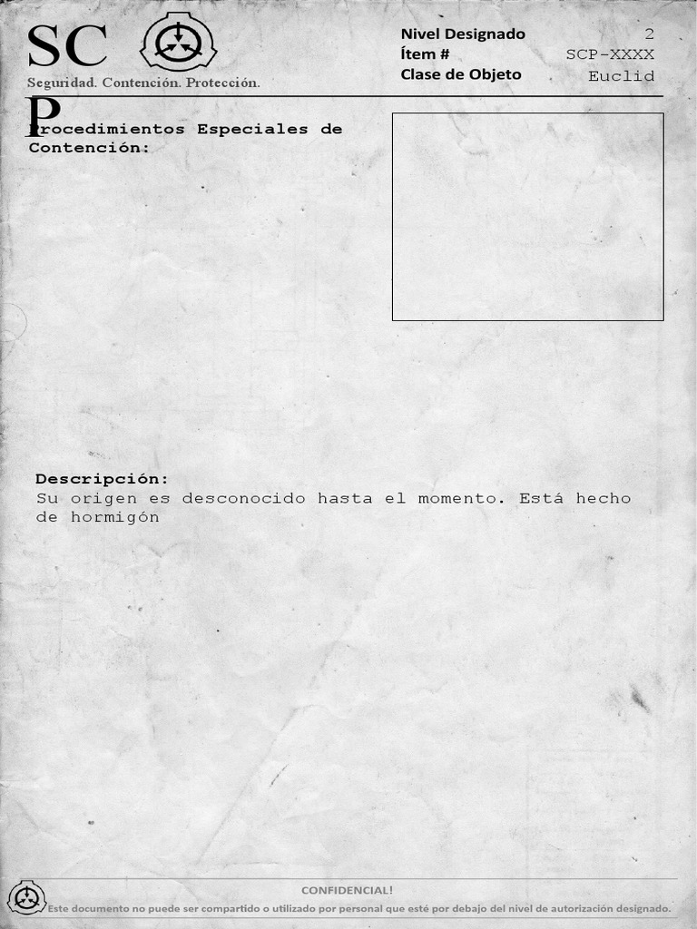 Plantillas Editables SCP ES | PDF