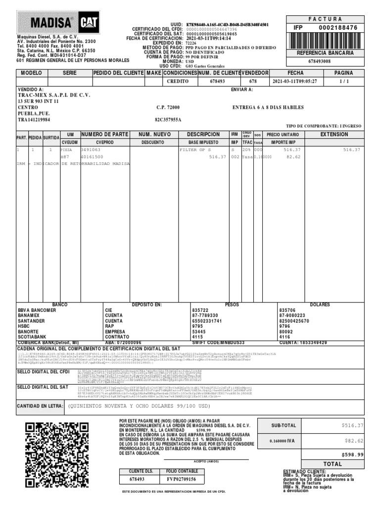 Ifp 2188476 | PDF | Responsabilidad (contabilidad financiera) | Empresas de servicios financieros
