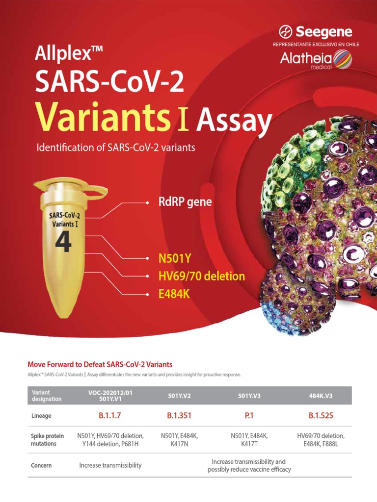 ALLPLEX Variantes I ALPLEX | PDF | Real Time Polymerase Chain Reaction ...