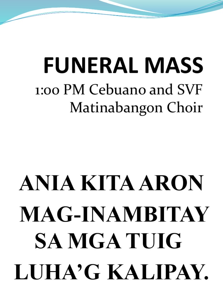 Funeral Mass | PDF