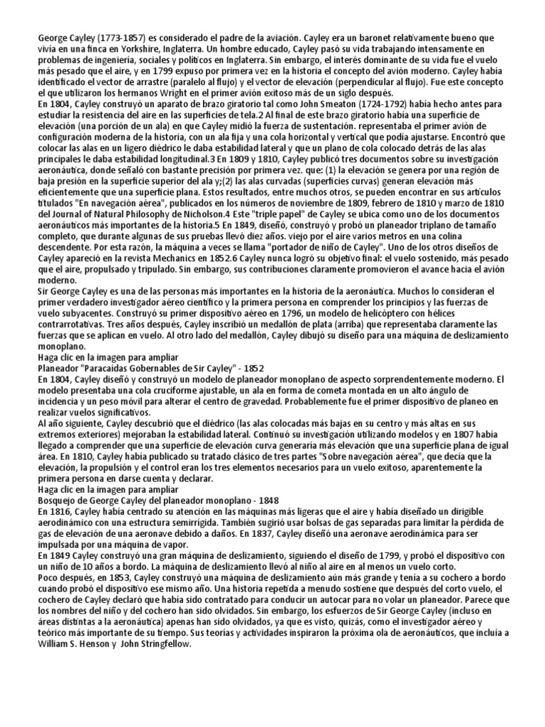 George Cayley 2 | PDF | Aeronave | Avión