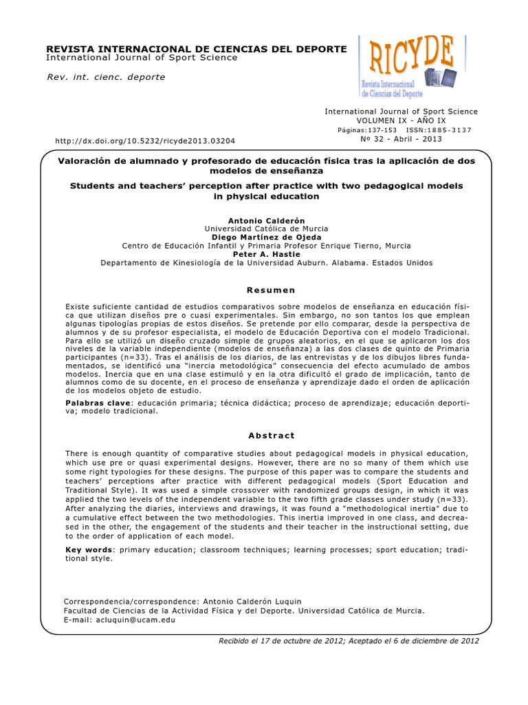 Modelos de Enseñanza | PDF | Método de enseñanza | Maestros