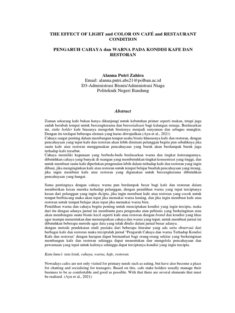 Alanna Put Riza Hira | PDF