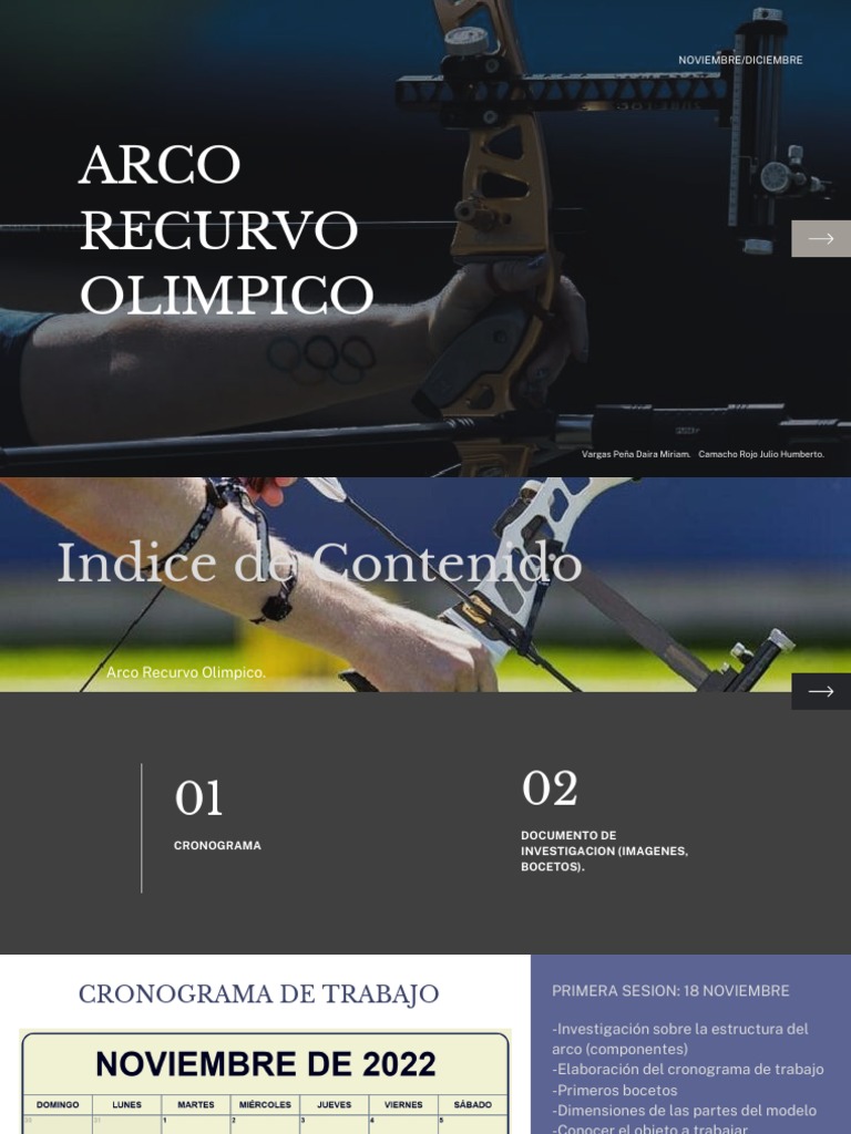 Medidas y Partes del Arco Recurvo | PDF | Arco y flecha | Tiro al arco