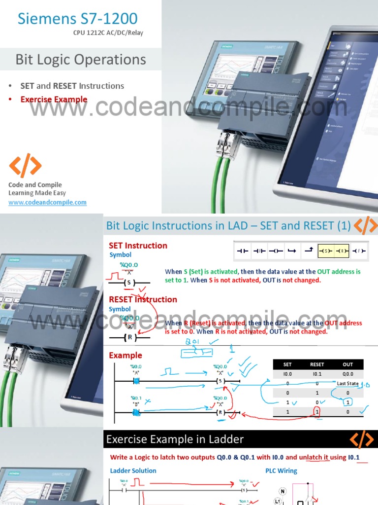 Latching and Unlatching | PDF | Programmable Logic Controller | Computing