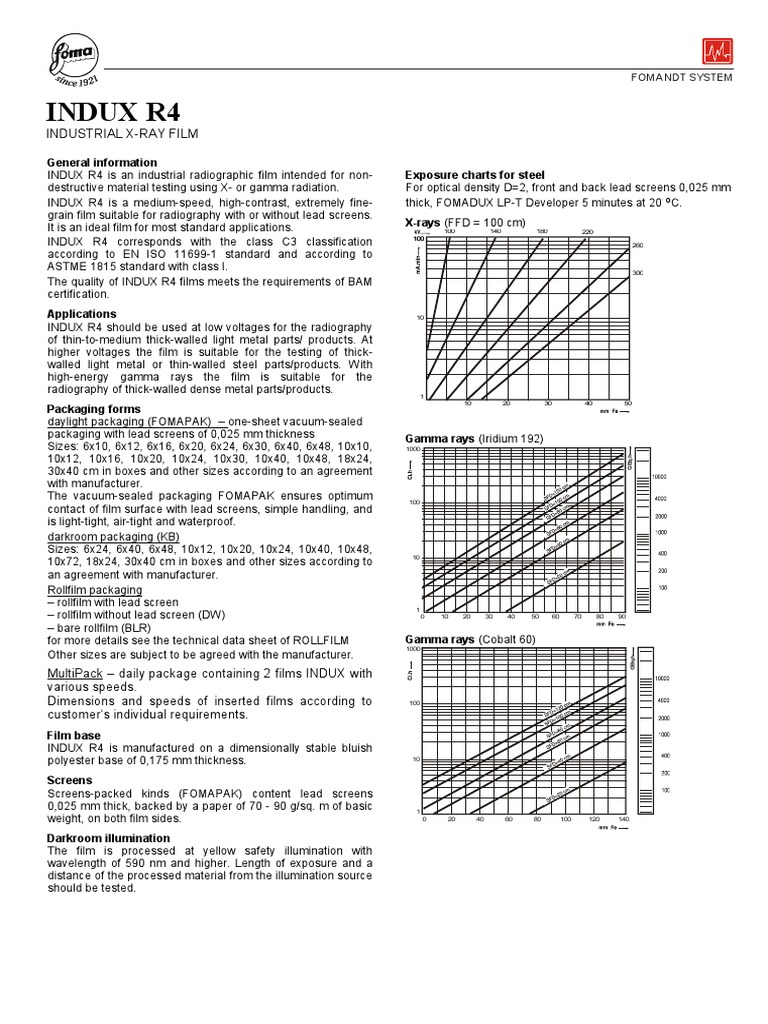 Indux r4 | PDF | Radiography | Paper