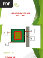 Lot Mensuration and Plotting | PDF | Angle