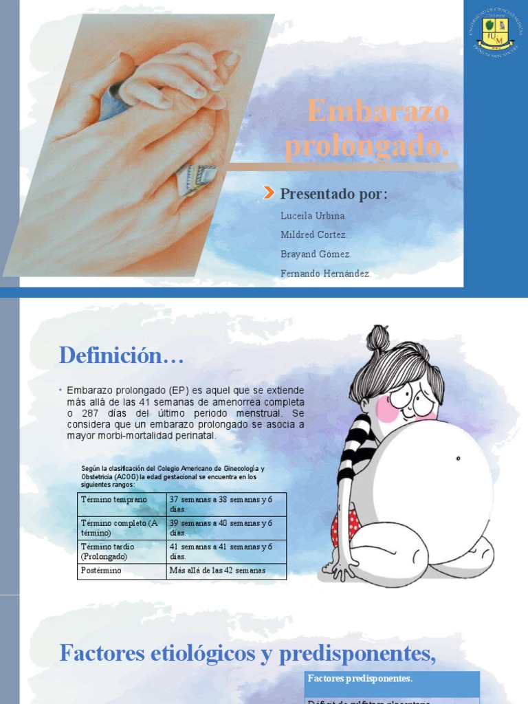 Embarazo Prolongado: Definición y Manejo | PDF | El embarazo | Parto