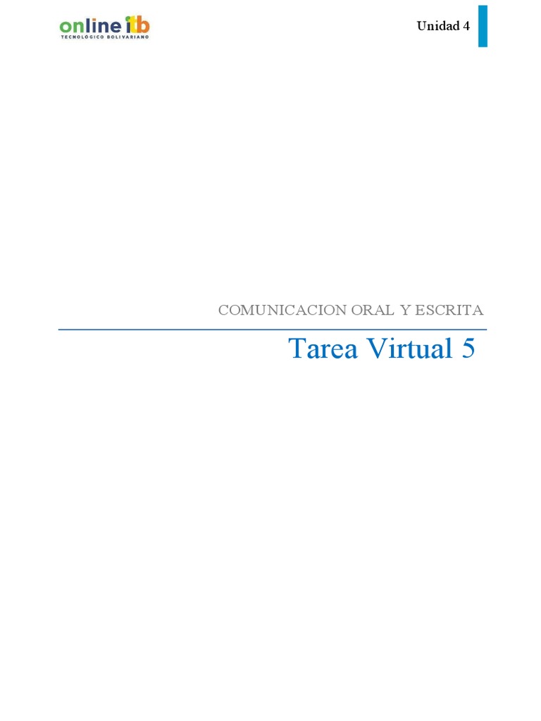 Tarea Virtual 5 - Coe | PDF | Ensayos | Diccionario
