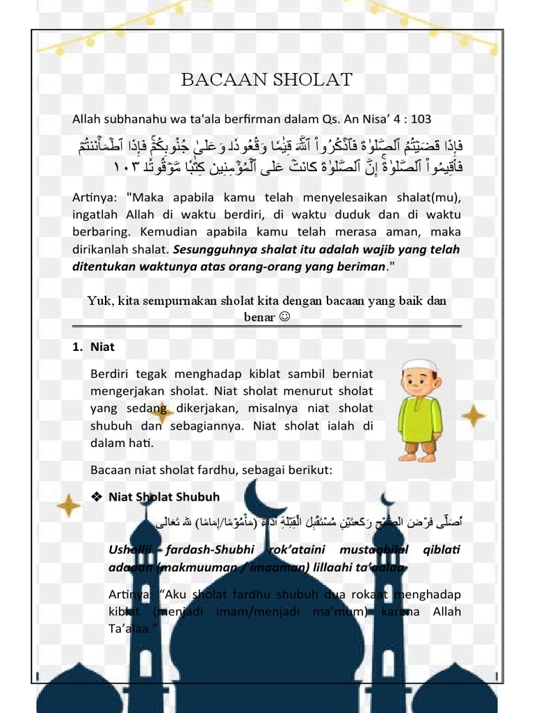 Bacaan Sholat | PDF