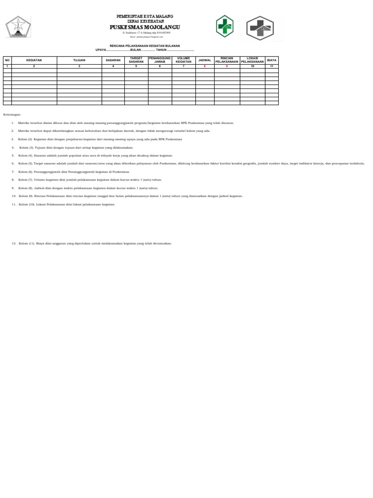 Form RPK Tahun 2023 | PDF