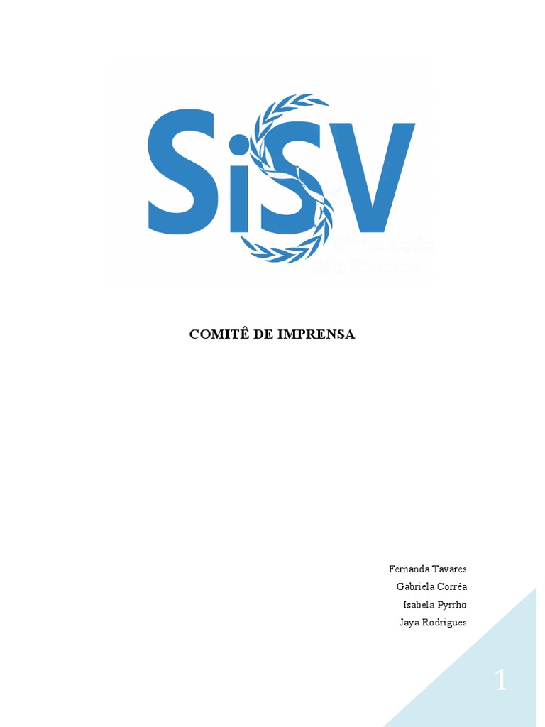 Guia de Estudos SiSV 2015 - Imprensa | PDF | Jornalismo | Editorial