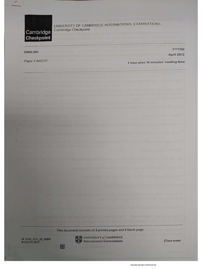 EL P2 Insert - April 2012 | PDF