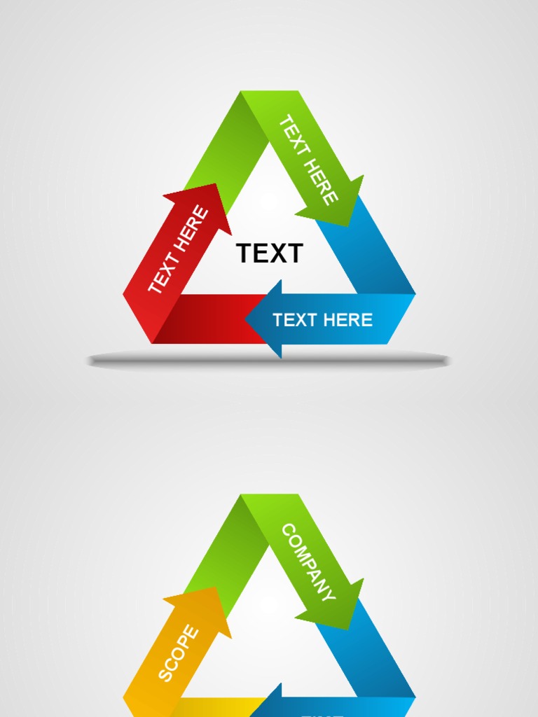 Free Circular Triangle Diagram Template | PDF