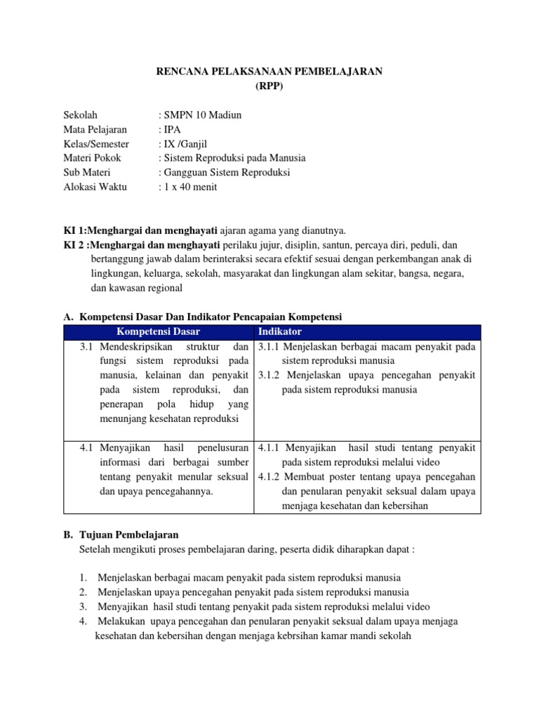 Kebersihan, Fungsi Sanitasi Dan Drainase - IPA - IX - Semester I | PDF ...
