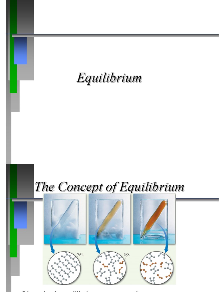 Chapter 8 Equilibrium | Download Free PDF | Reaction Rate | Chemical Reactions