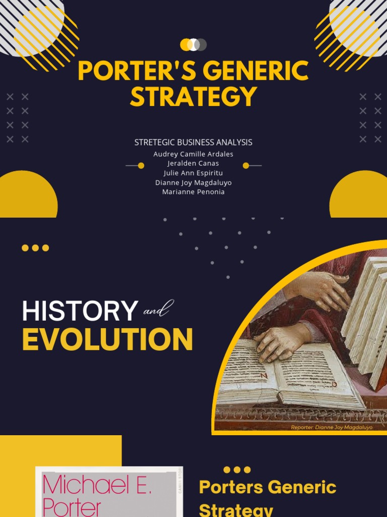 Porters Generic Strategy | PDF | Business | Finance & Money Management