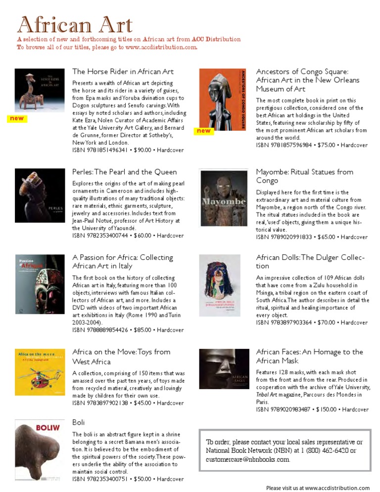 African Art Books: New Releases & Highlights | PDF | Books