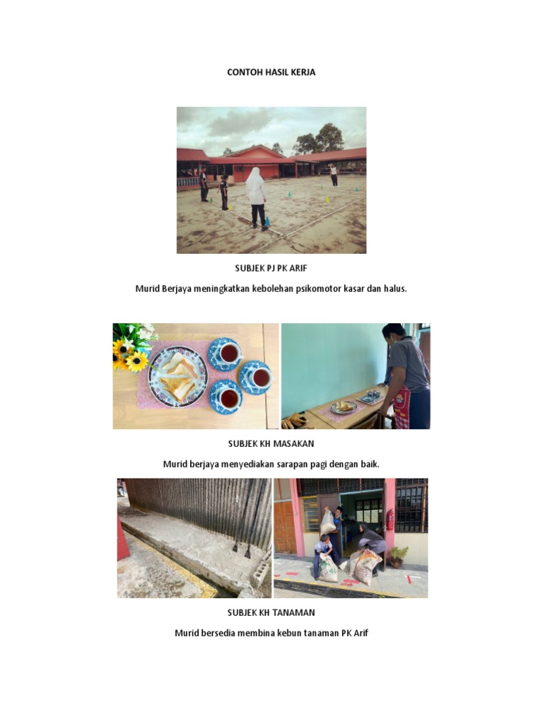 Contoh Hasil Kerja | PDF
