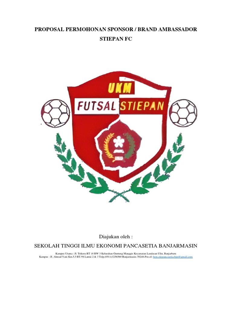 Proposal Sponsorship STIEPAN FC | PDF