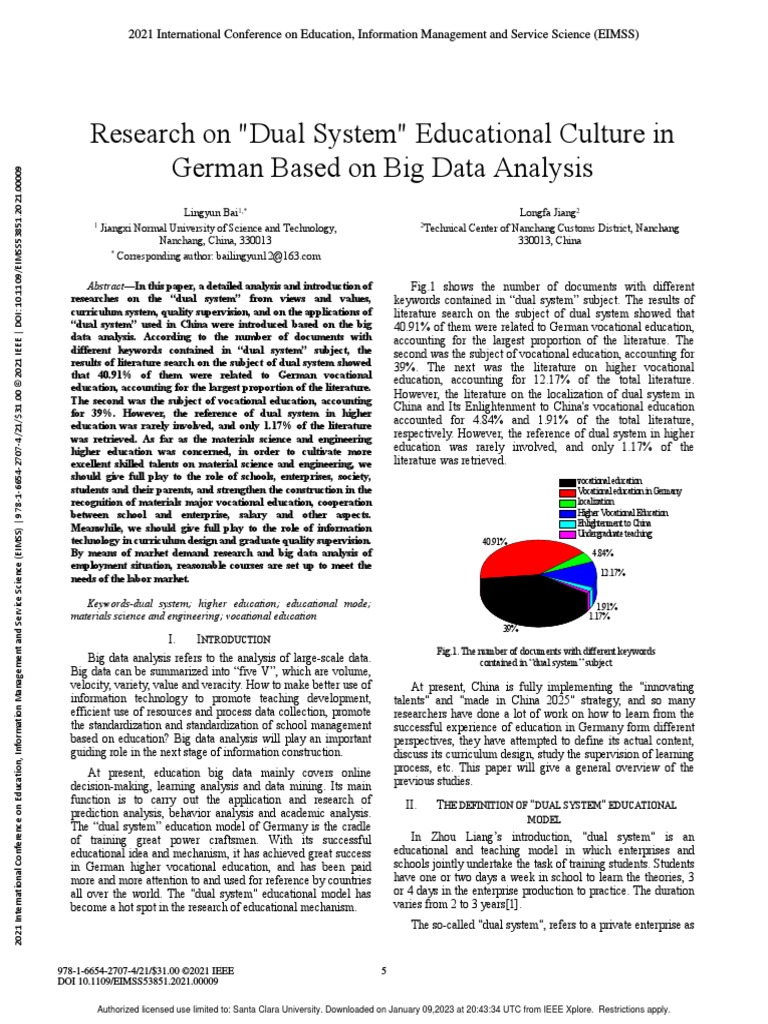 BAI & JIANG - 2021 - Research On Dual System Educational Culture in German Based On Big Data ...