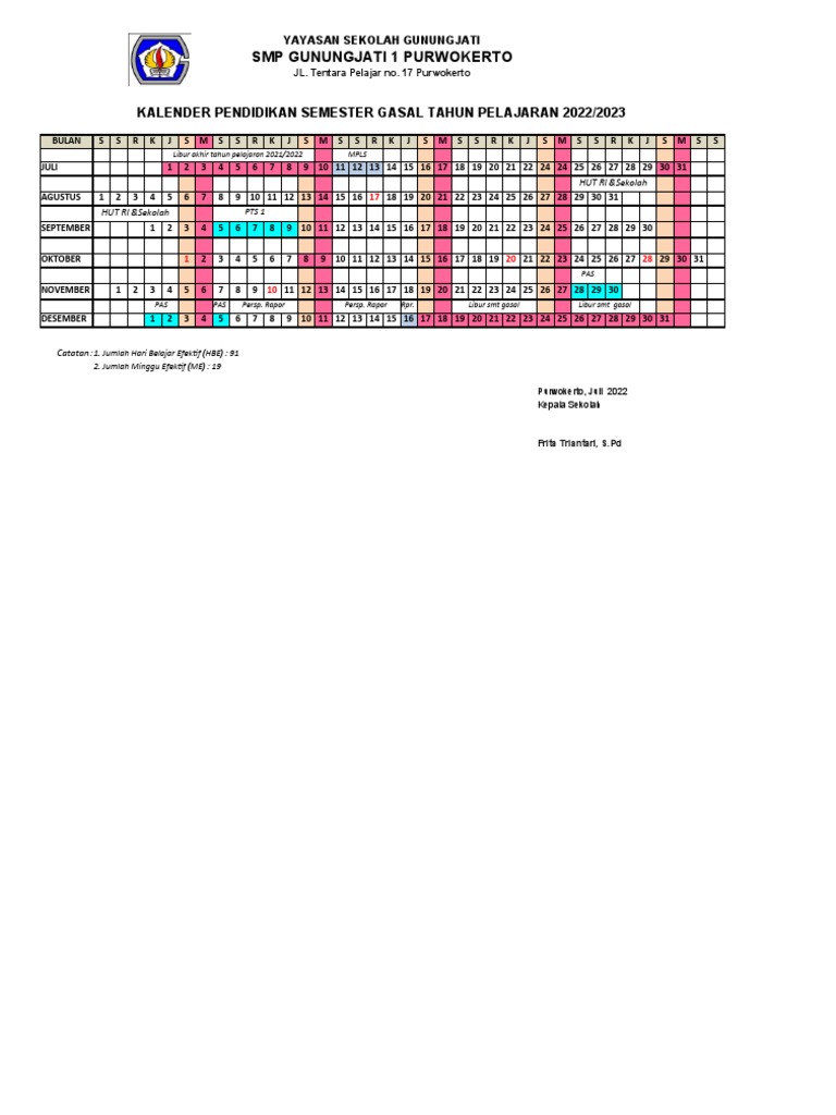 Kaldik 2022-2023 | PDF