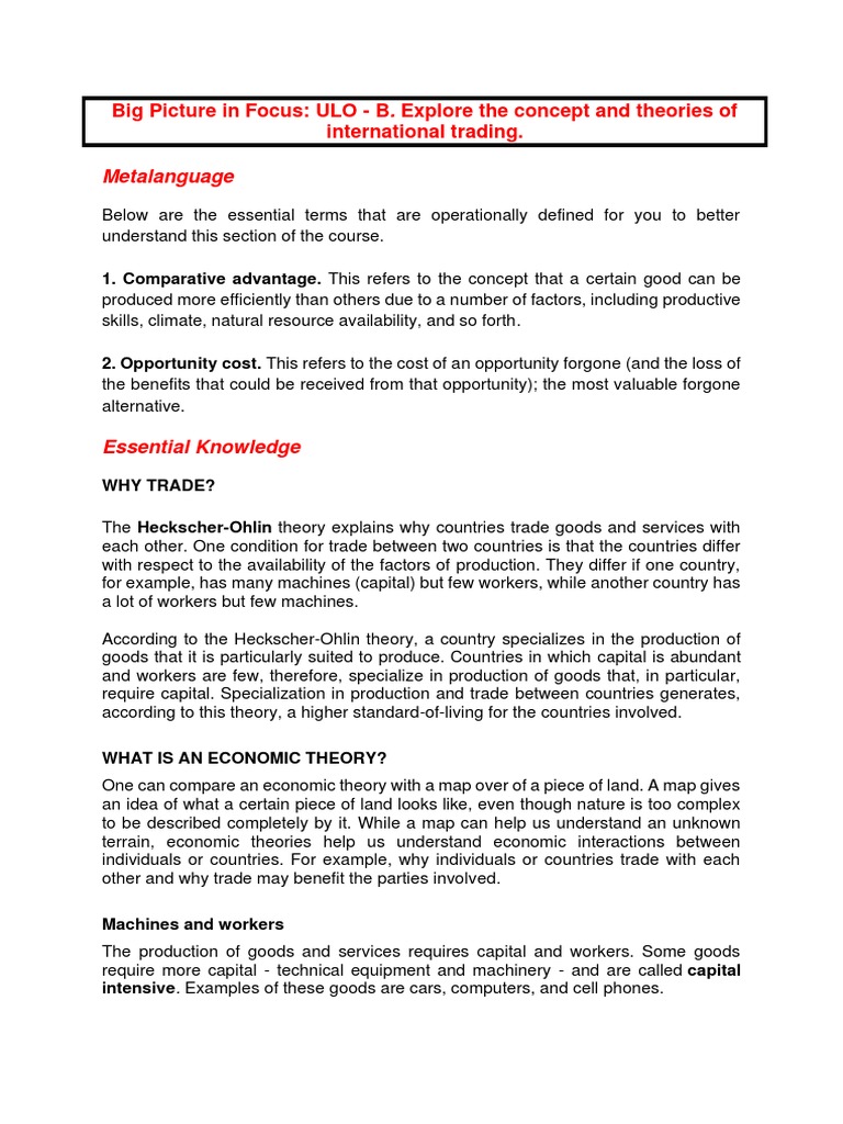 CBM 321 - Week 1 2 - ULO B | PDF