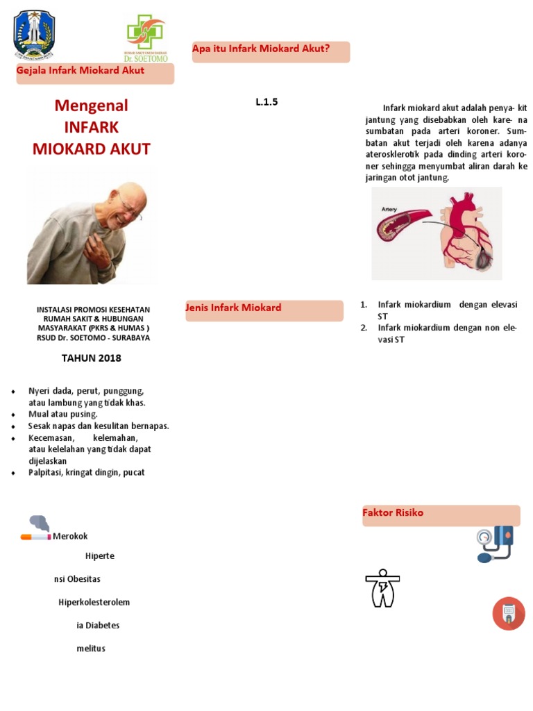 Leaflet Kolaborasi Infark Miokard | PDF