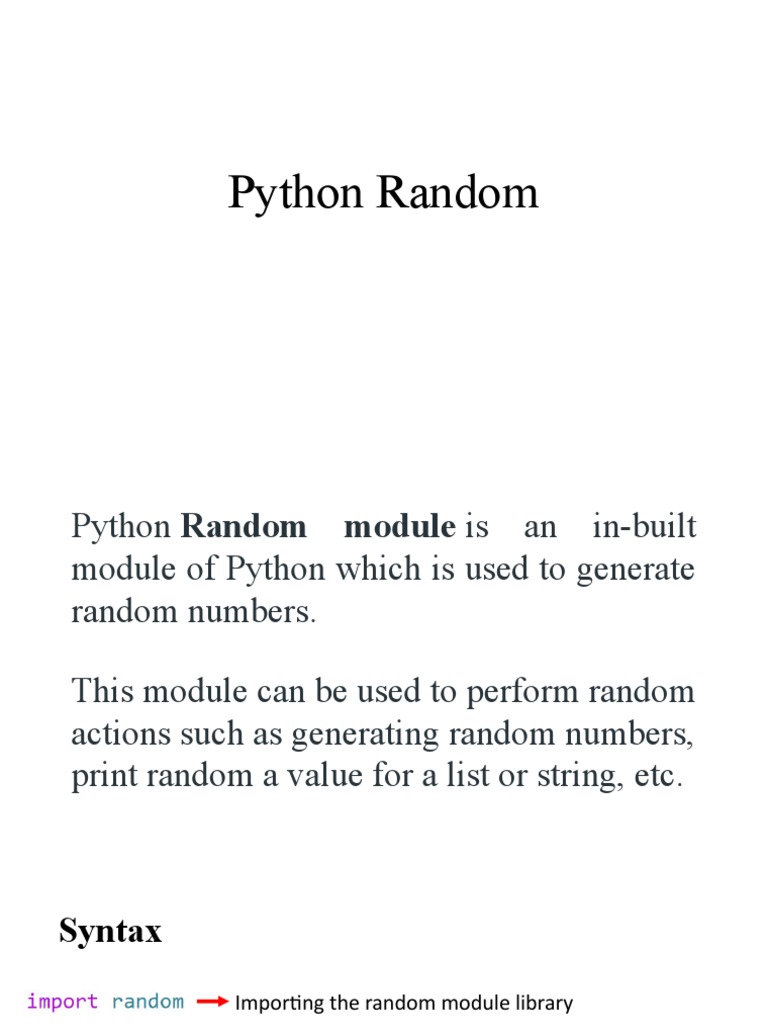 Python Random String Hashing Pdf