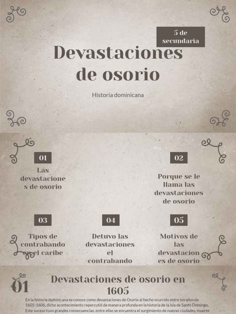 Devastaciones de Osorio 1605-1606 | PDF | Comercio | República Dominicana
