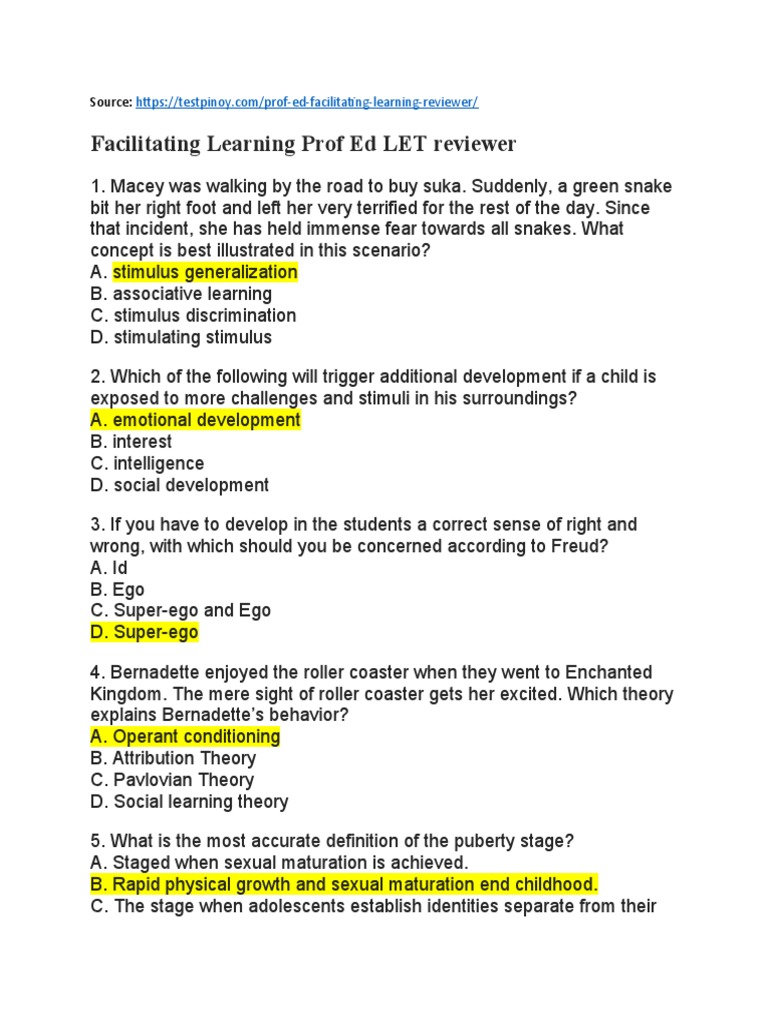 FACILITATING-LEARNER-CENTERED-TEACHING | PDF | Learning | Child Development