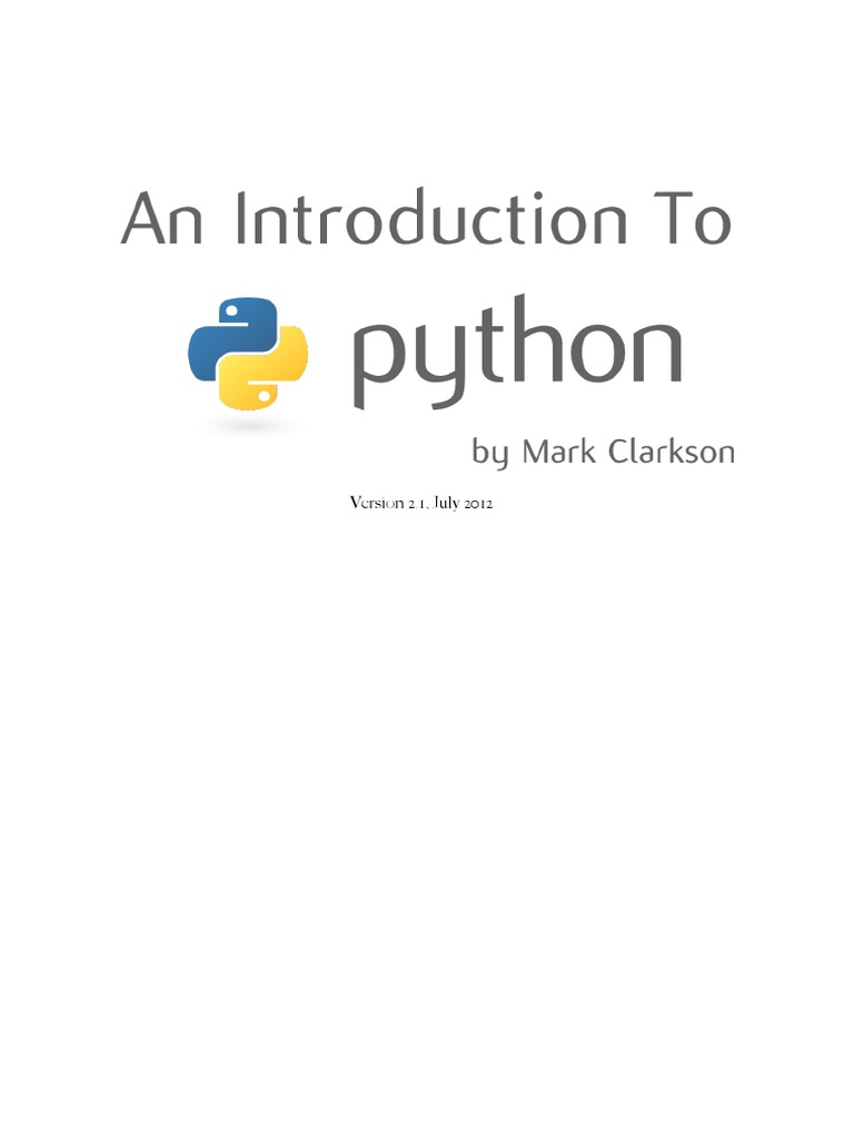 31150-Introduction To Python v2.1 | PDF | Boolean Data Type | Parameter (Computer Programming)