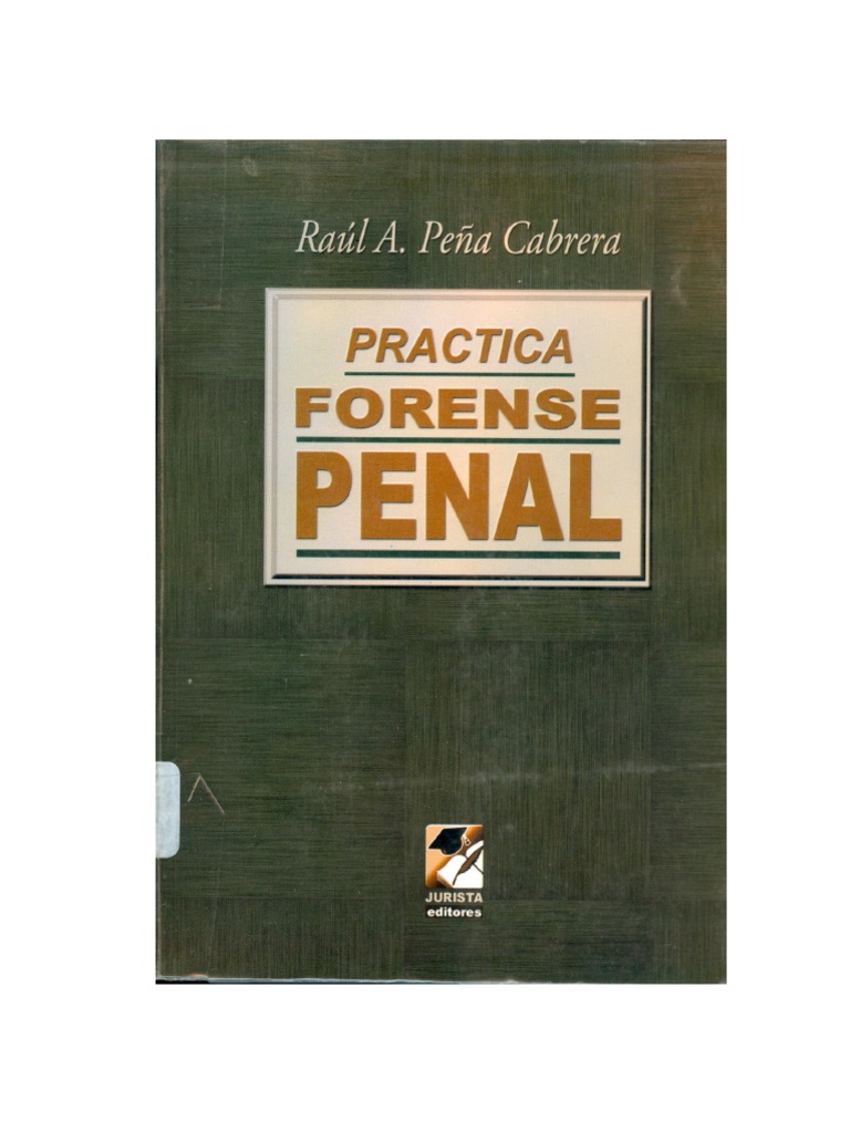 PRÁCTICA FORENSE PENAL | PDF | Derecho penal | Bancos