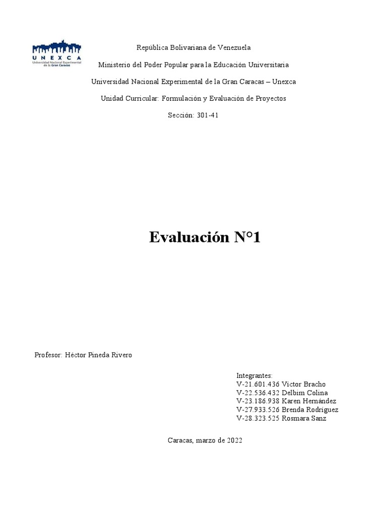 Evaluación FEP | PDF | Agua | Economias