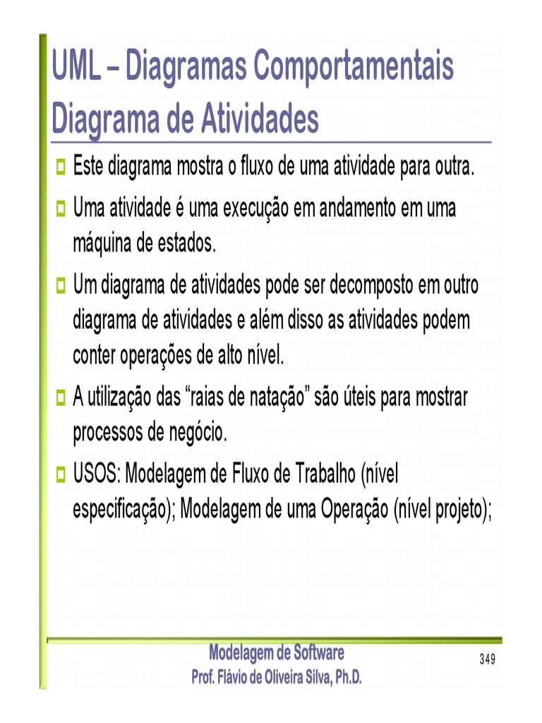 Exemplos de Diagramas de Atividades UML | PDF | Linguagem de modelagem ...