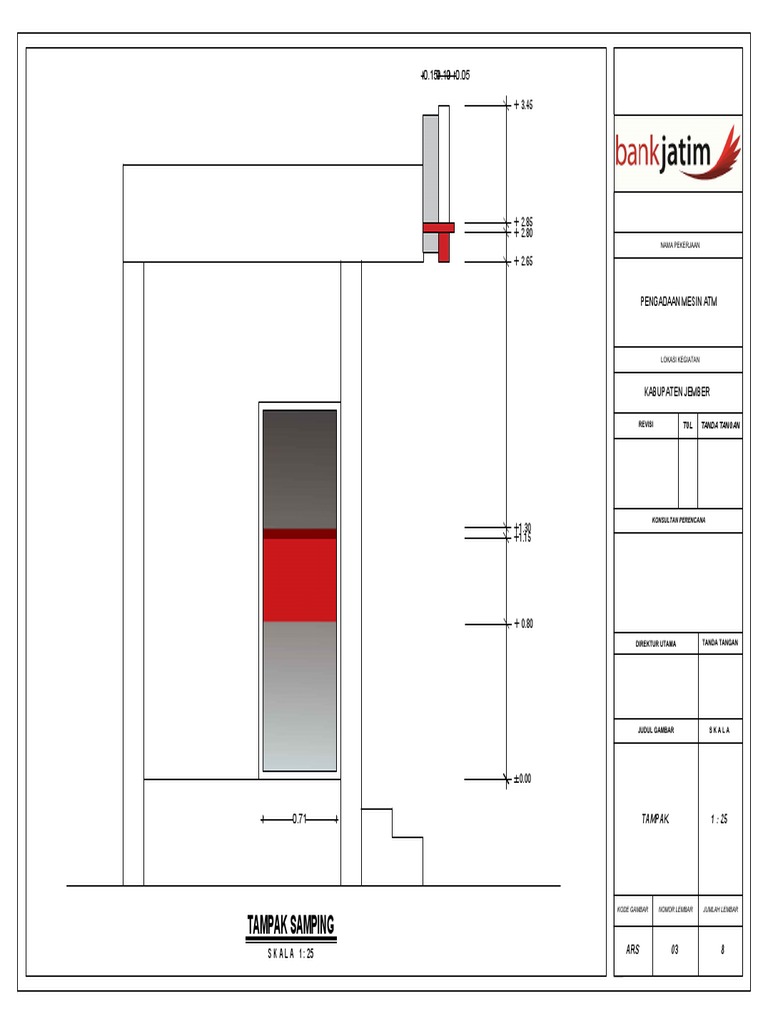 Desain dan Ukuran Ruang ATM | PDF