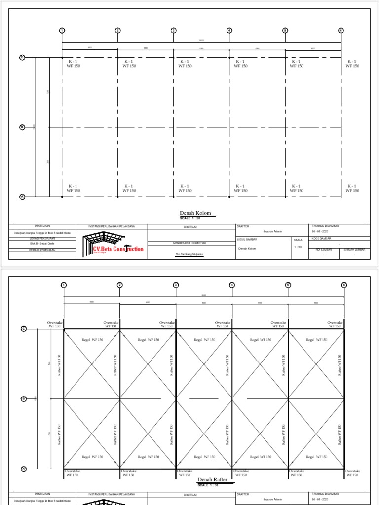 Gambar Sket Gudang Masamba | PDF