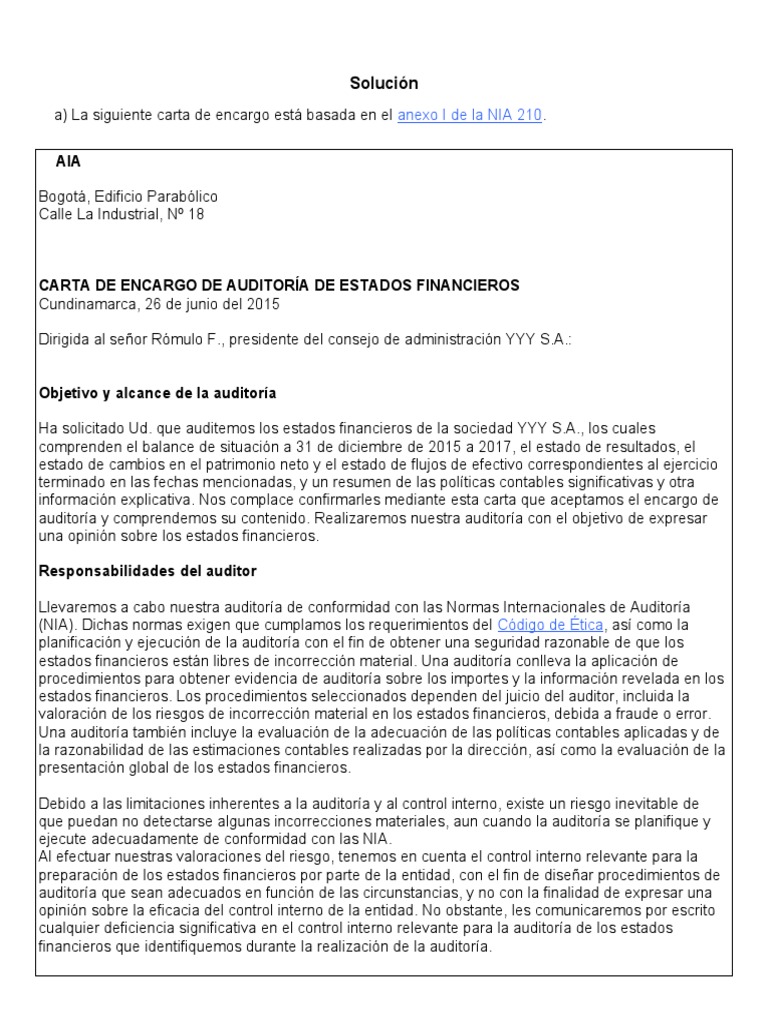 MODELO | PDF | Auditoría | Contralor