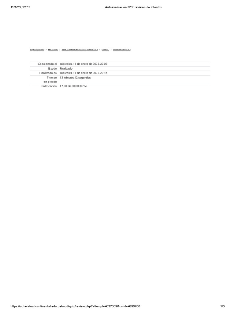 Autoevaluacion 1 Transporte y Transito | PDF | Transporte