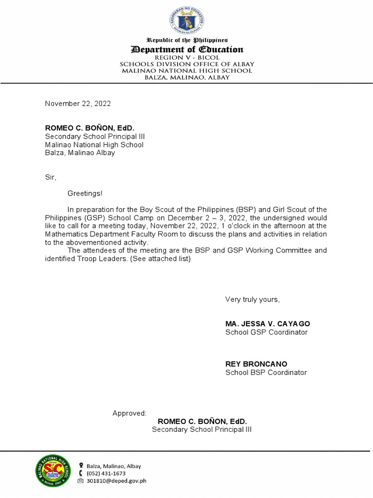 BSP & GSP Meeting | PDF