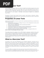 LINEAR AND NON LINEAR Text | PDF | Pie Chart | Information
