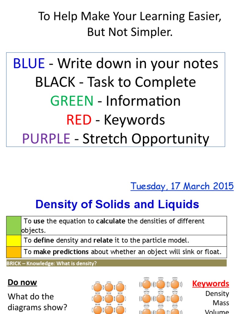 Density of Solids and Liquids | PDF | Buoyancy | Density