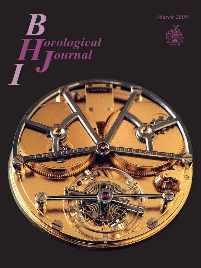 Horological Journal | PDF | Horology | Machines