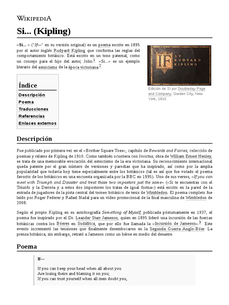 Si... (Kipling) | PDF