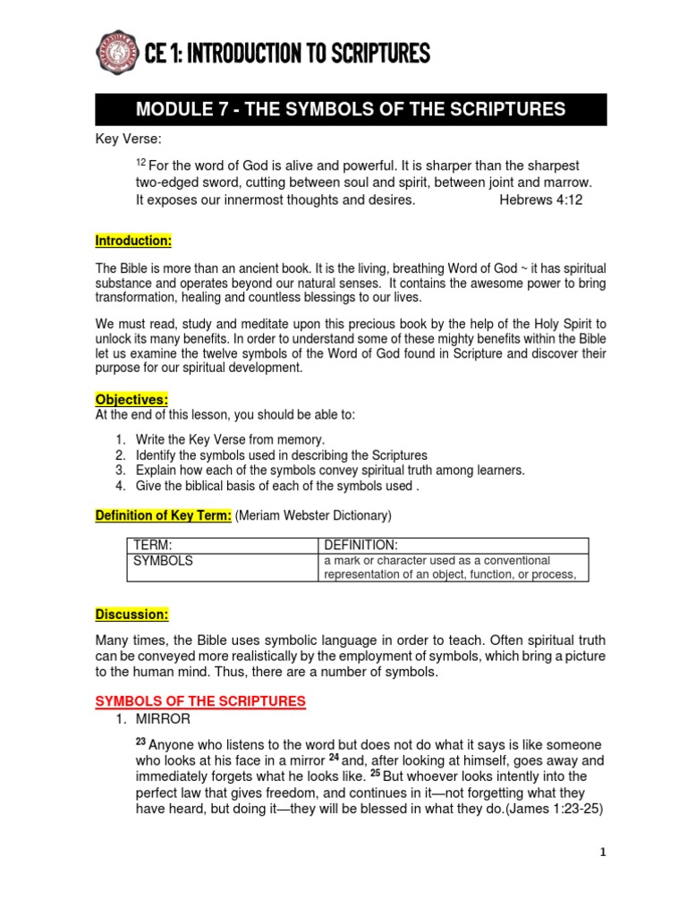 Ce1 Module 7 | PDF | Bible | God