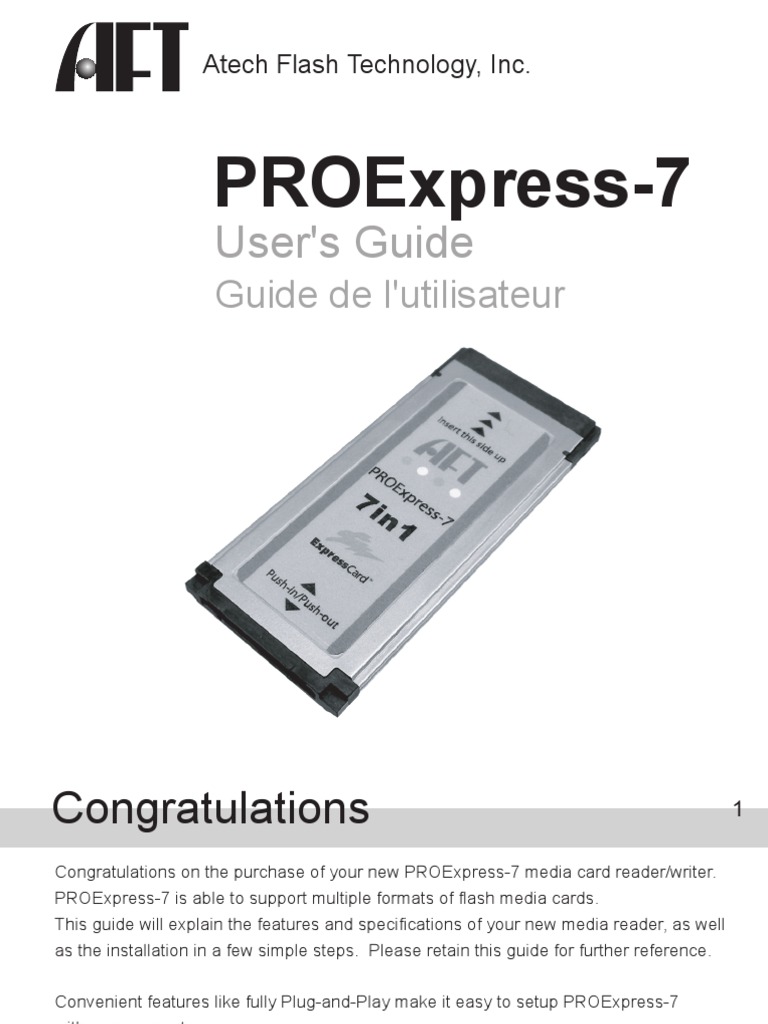 PROExpress-7 User's Guide | Download Free PDF | Operating System | Usb ...