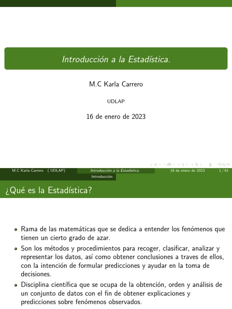 INTRODUCCIÓN A LA ESTADíSTICA - VARIABLES Y ESCALAS DE MEDICIÓN | Descargar gratis PDF | Nivel ...