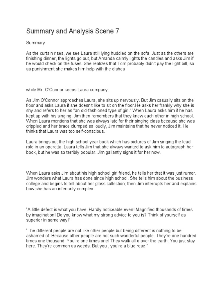 Summary and Analysis Scene 7 | PDF