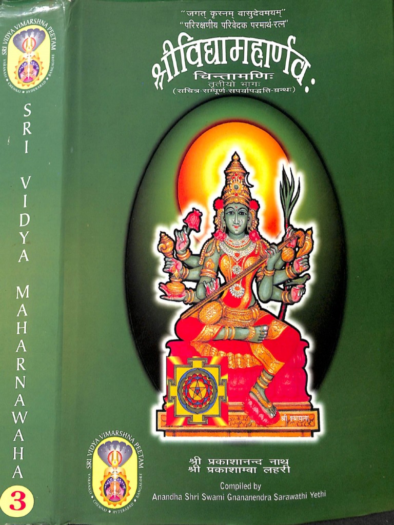 Sir Vidyarnava Tantra by Jyanesdra Saravati Volume 3 Gyanendra Gyanendra Sarasvati Gyanendra ...