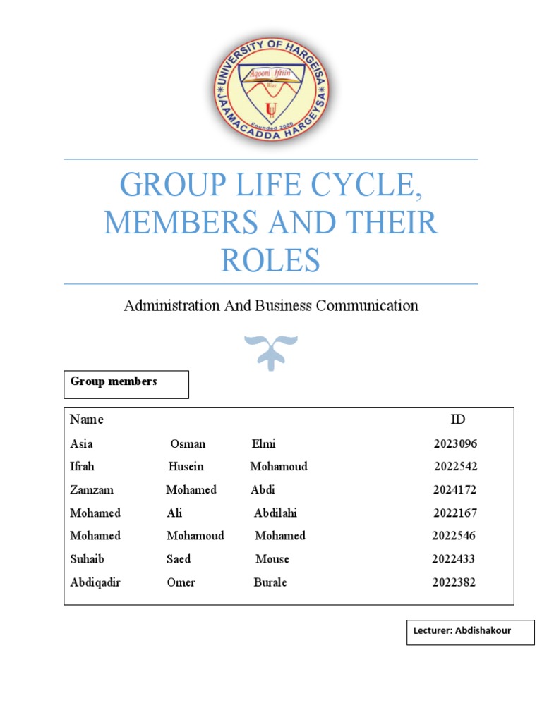 Group Life Cycle-1 | PDF | Leadership | Cognitive Psychology